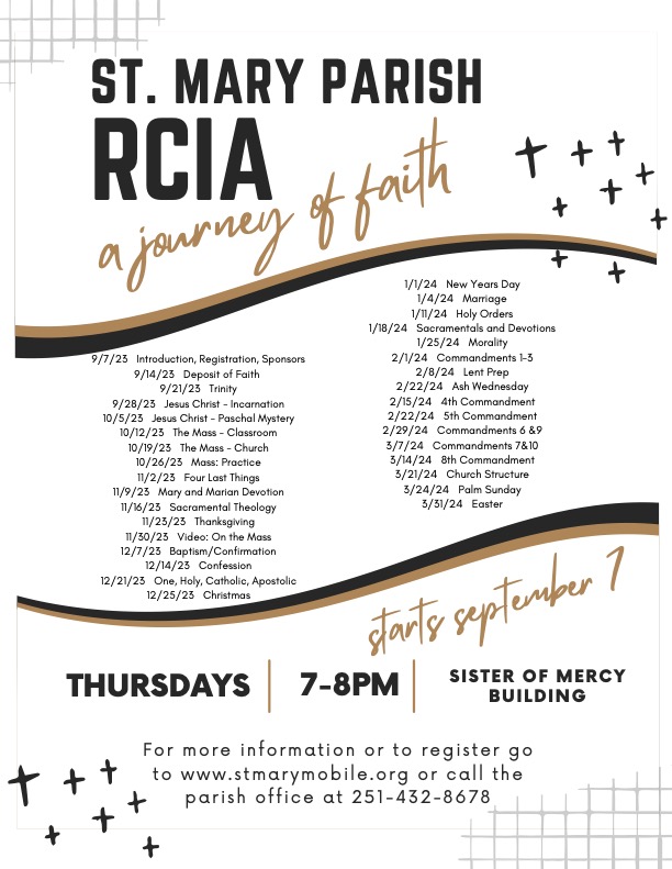 St. Mary Week Ahead! August 3 edition