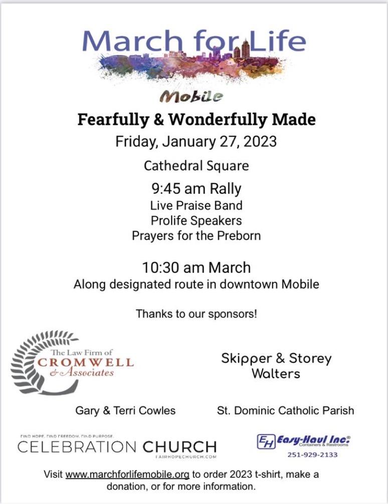 St. Mary Week Ahead!