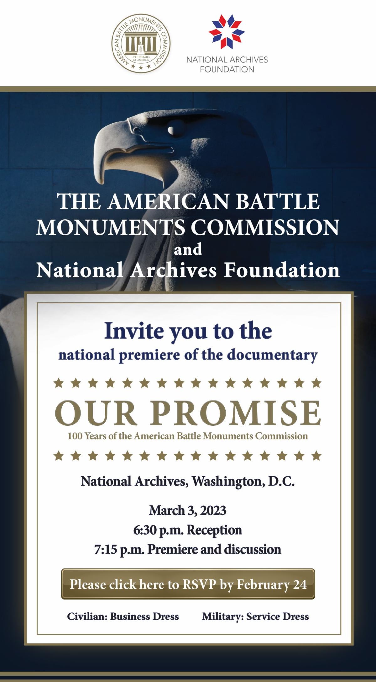 The American Battle Monuments Commission Invites You to the National ...