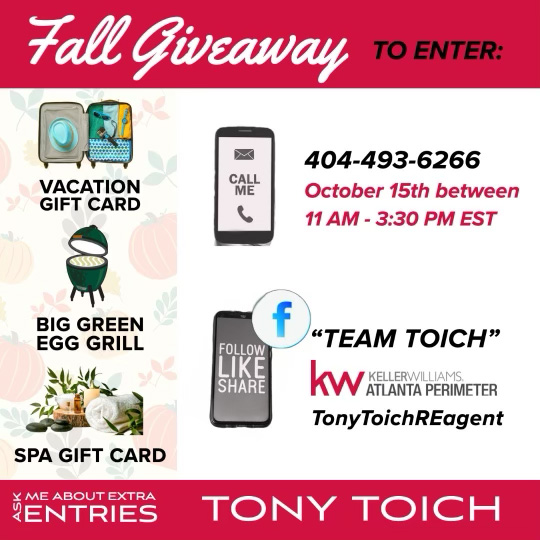 Sept 21, 2022: Fall Give Away: Team Toich