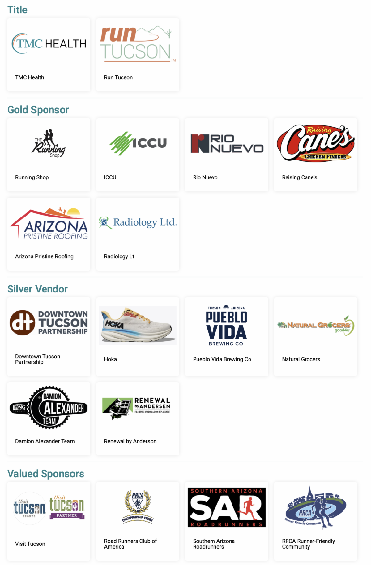 Pre-race email to participants in the May 31st TMC Meet Me Downtown 5k ...