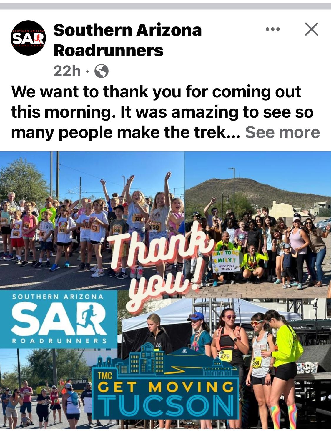 Run Tucson's TMC A-Mountain Race Report, Photos, and More