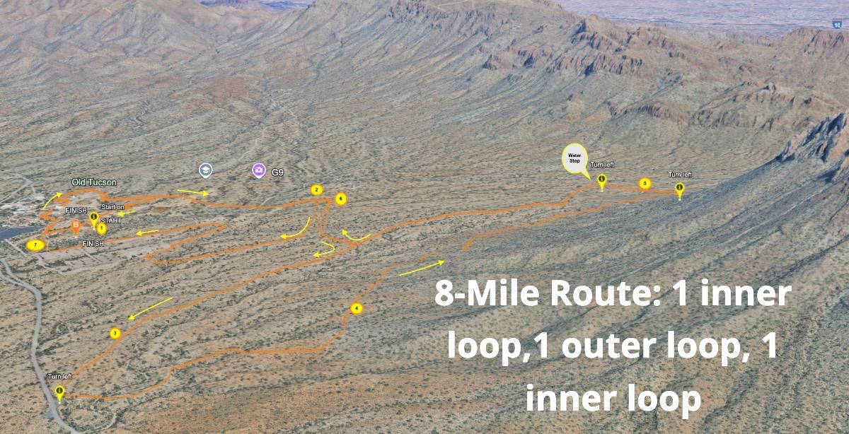 Race Week Details for February 22nd TMC Old Tucson Trail Run