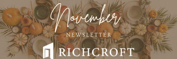November at Richcroft - Full of Gratitude!