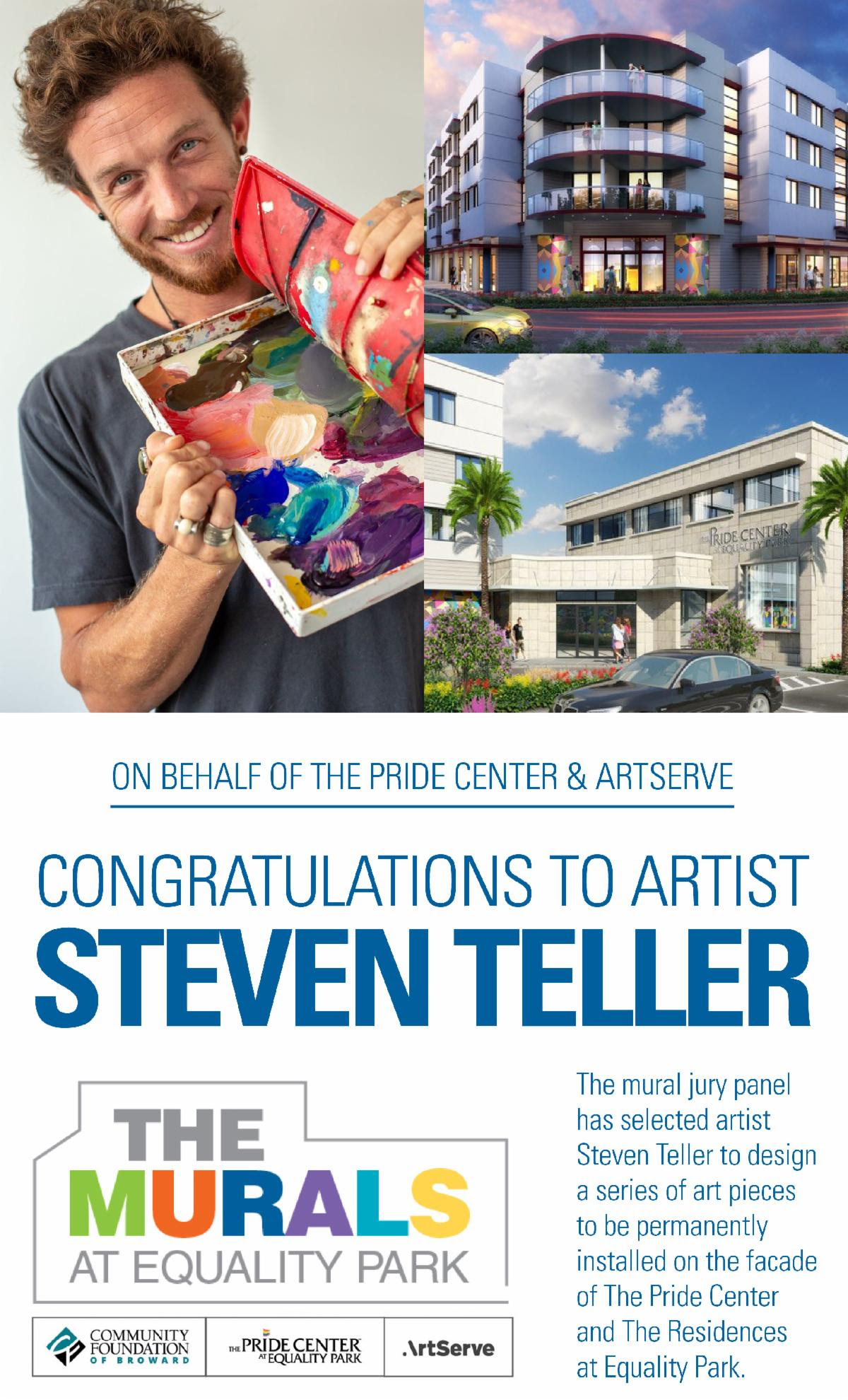 Murals at Equality Park Artist Commissioned: Congratulations Steven Teller!