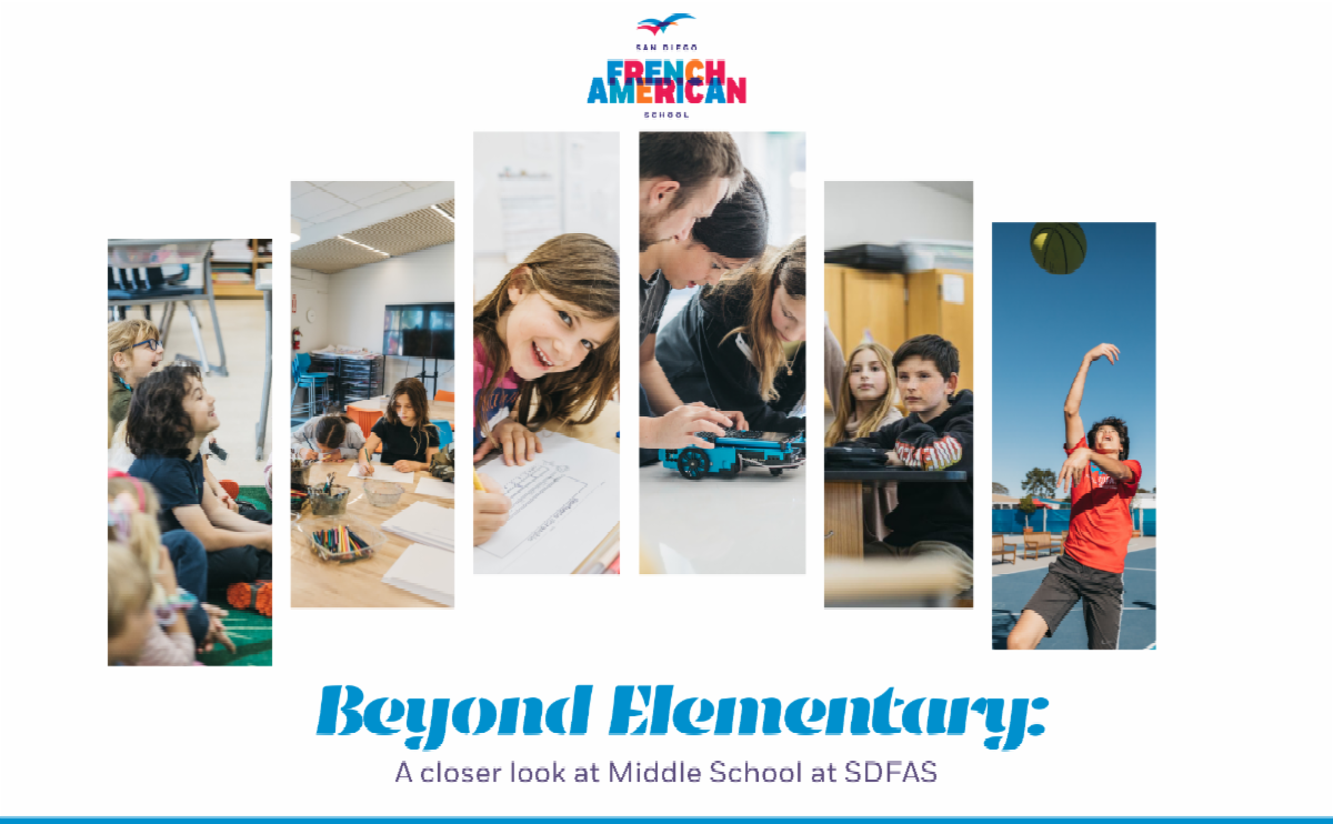 Beyond Elementary: A Closer Look at Middle School at SDFAS!