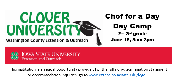 Chef for a Day Day Camp