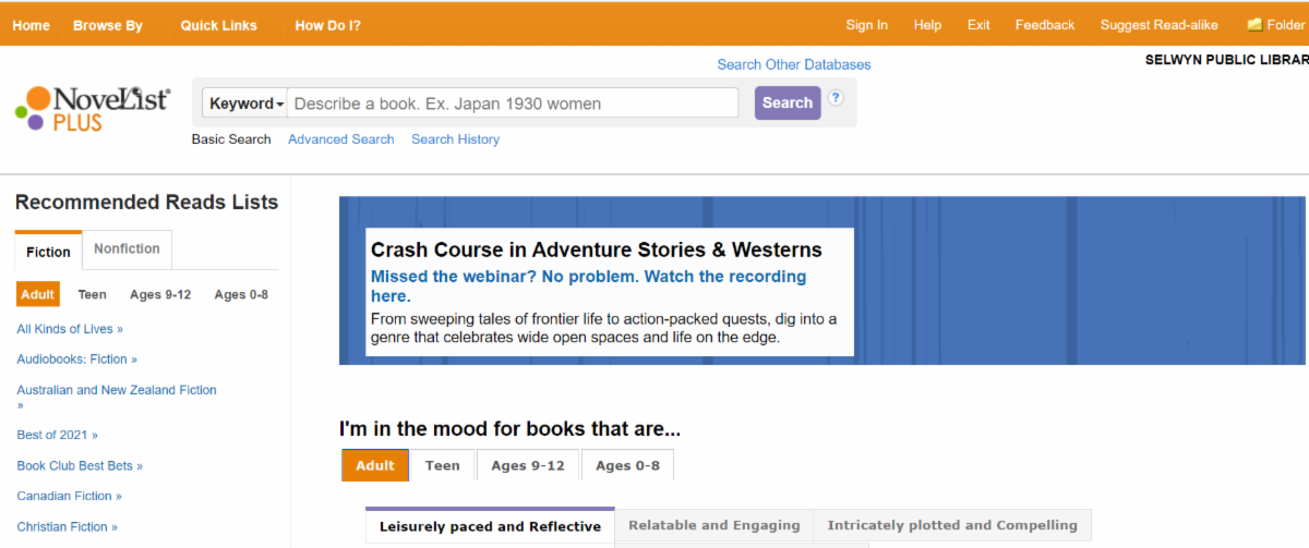 News from the library