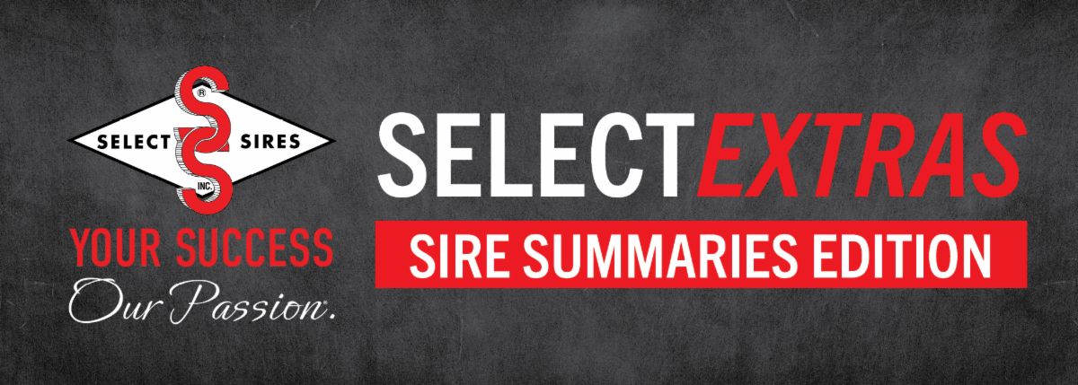Select Extras - Sire Summaries Edition