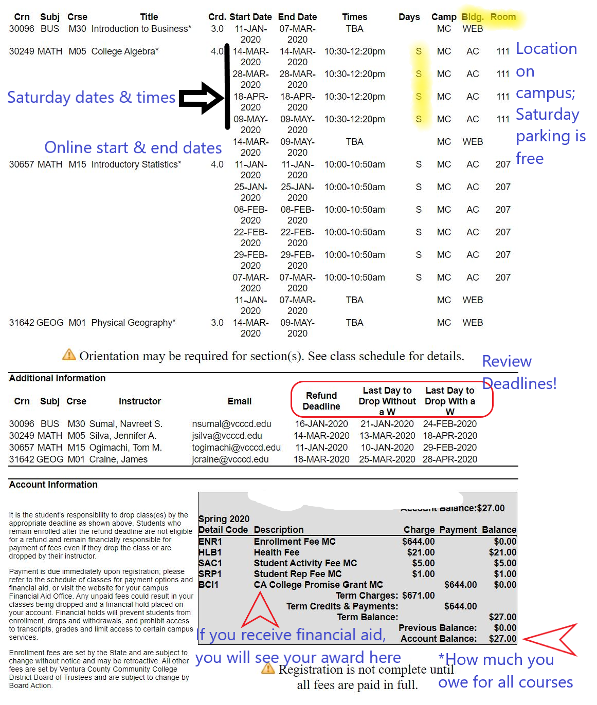 Additional Success Tips for Spring 2022: Payment, Textbooks, Canvas and more!