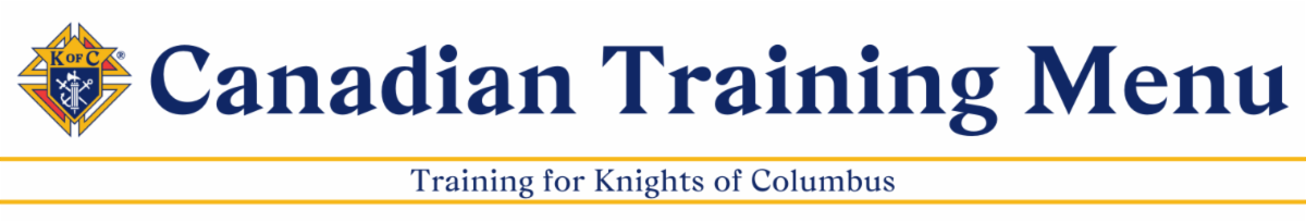 TRAINING: Canadian Training Menu for October