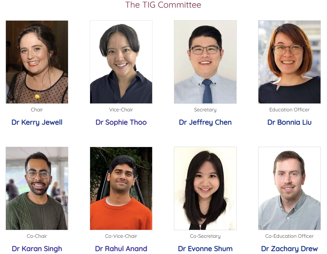 Trainee e-Blast - Welcome from the TIG