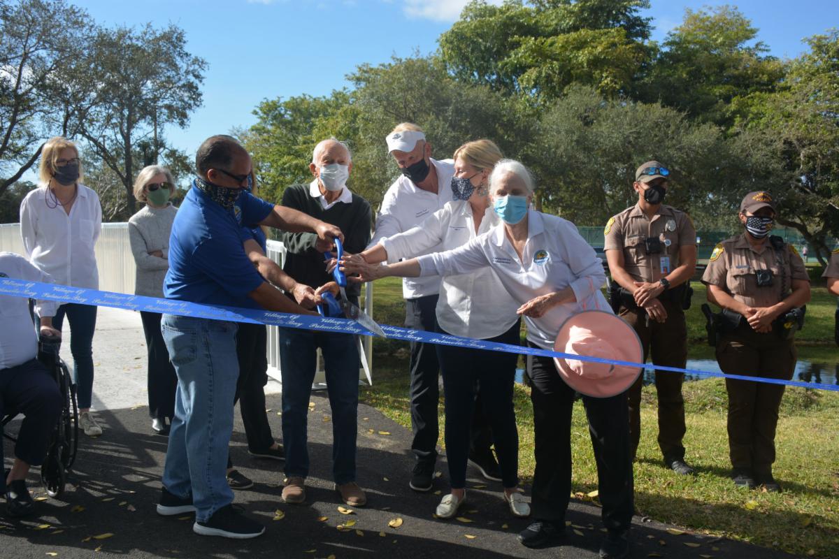 Pedestrian Bridge At Coral Reef Park Completed