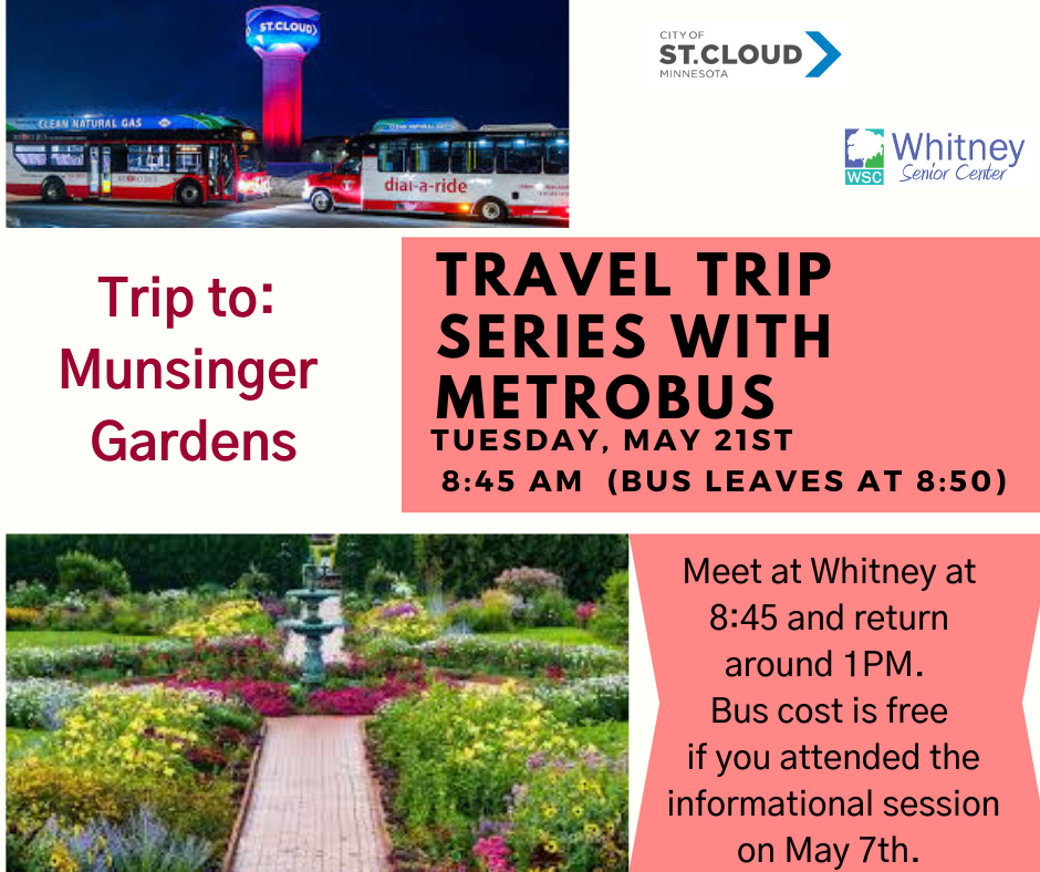 Discuss Stories, Munsinger Gardens Bus Trip, Rock City Concert, Tech ...