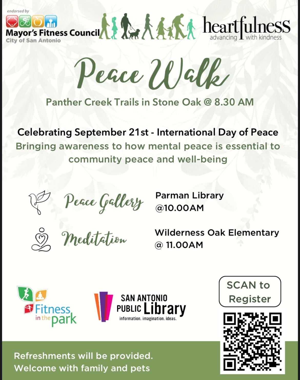 International Day Of Peace - Peace Walk by Heartfulness