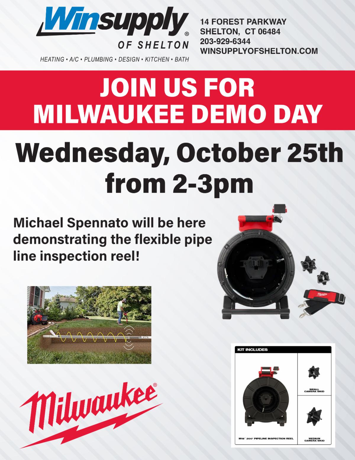 Return Update • TODAY - Join us for Milwaukee Demo Day from 2-3pm ...