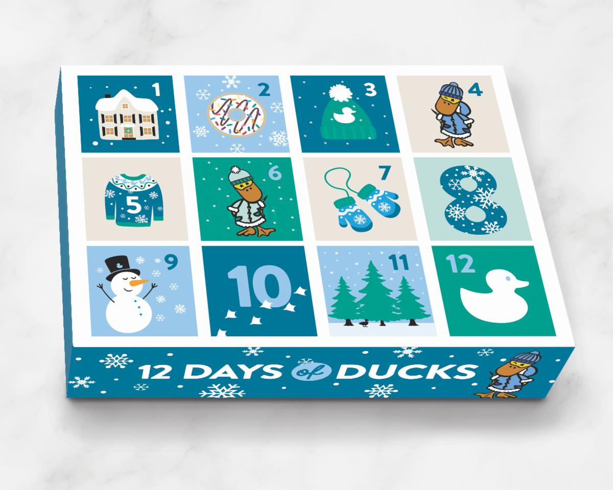 Holiday Retail Item - 12 Days of Ducks Calendar