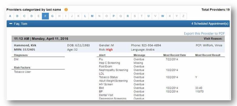 Care Management in Azara DRVS
