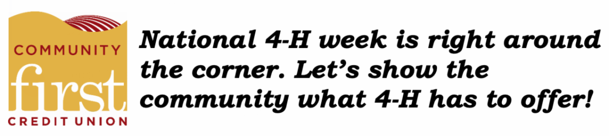 September 2020 4-H Reporter Newsletter