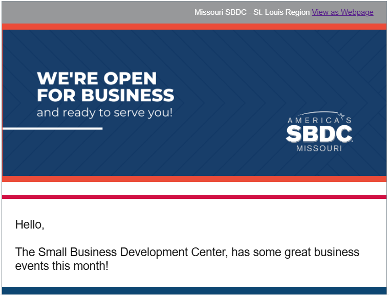 April 07, 2025 Update from the Microenterprise Program Re Early Spring Event for Entrepreneurs