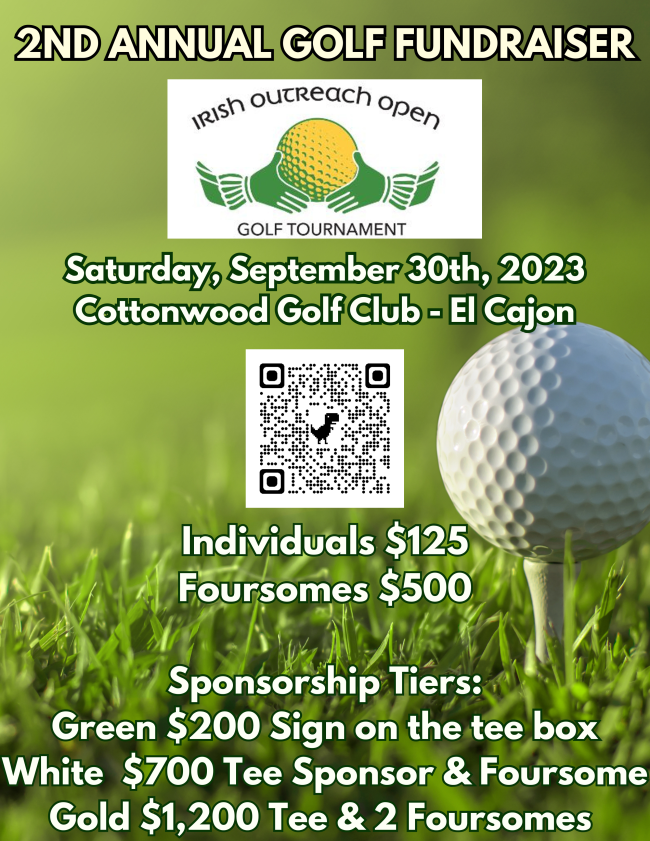 2023 Irish Outreach Open Golf Fundraiser