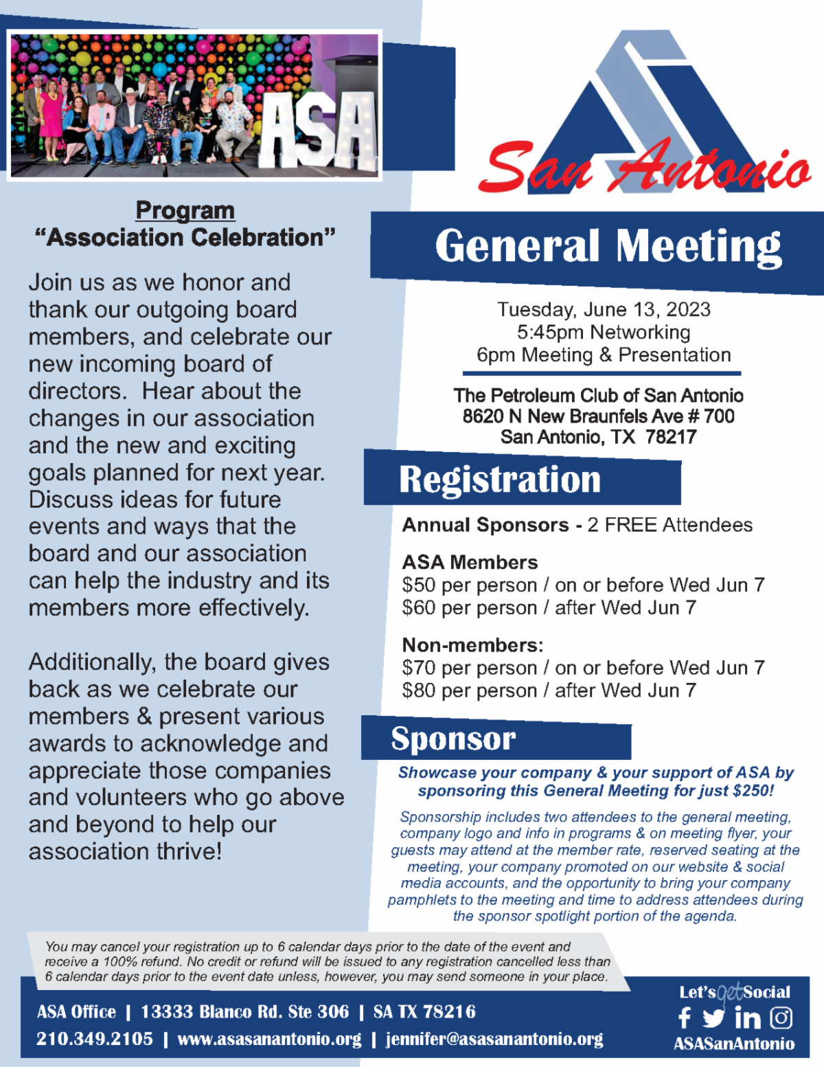 ASA San Antonio Weekly News & Updates - June 6, 2023