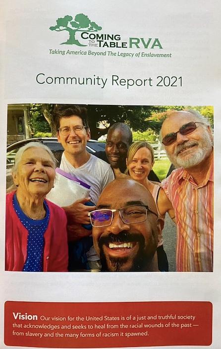 Coming To The Table - RVA Newsletter ~ April 2021