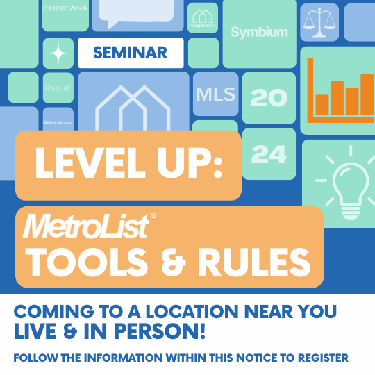 Reminder: Register For The MetroList In-Person Seminar!