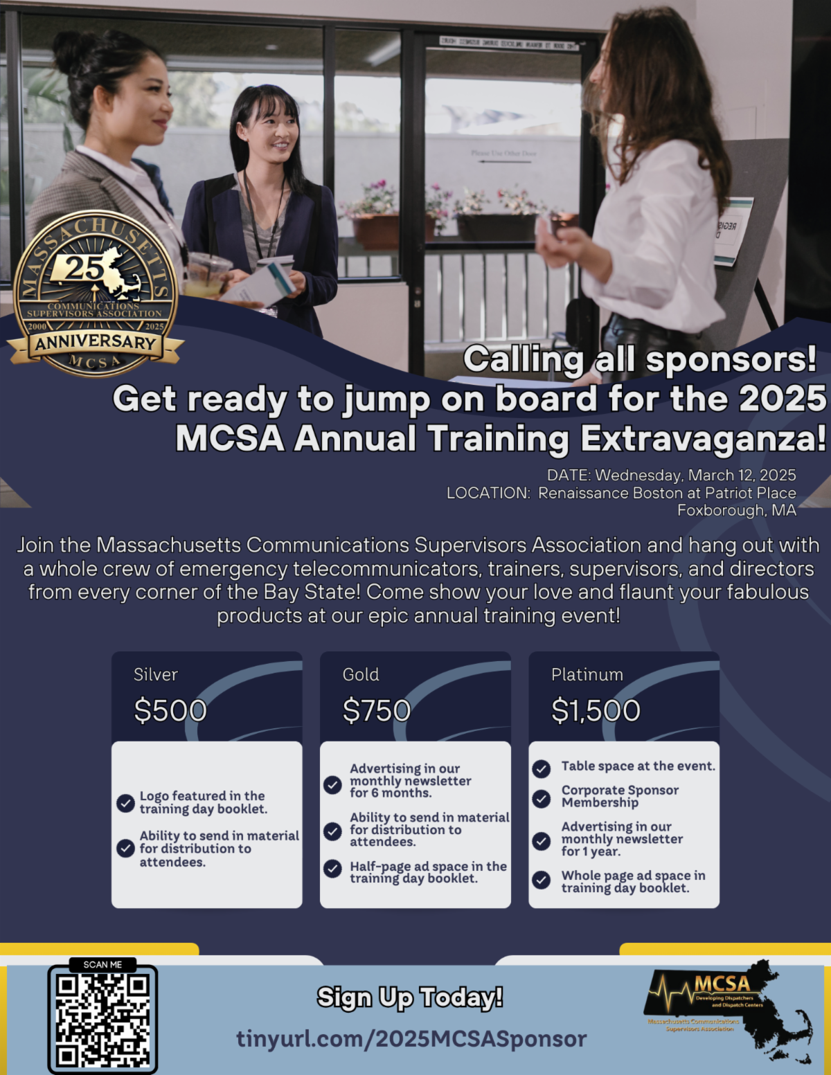 MCSA Annual Training Event Sponsorship