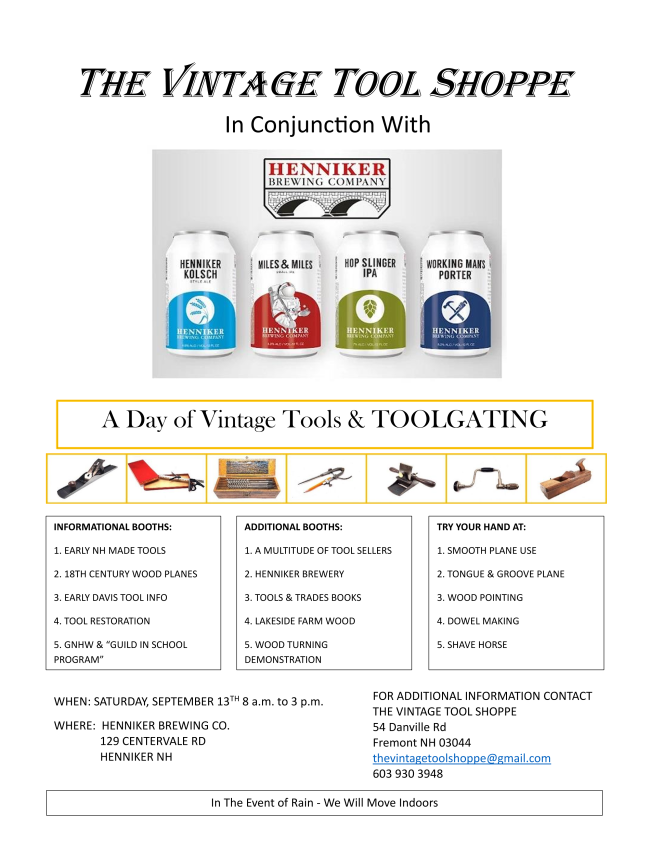 TouchUps...Guild of NH Woodworkers Weekly Newsletter
