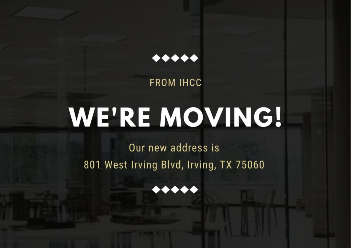 We're Moving!