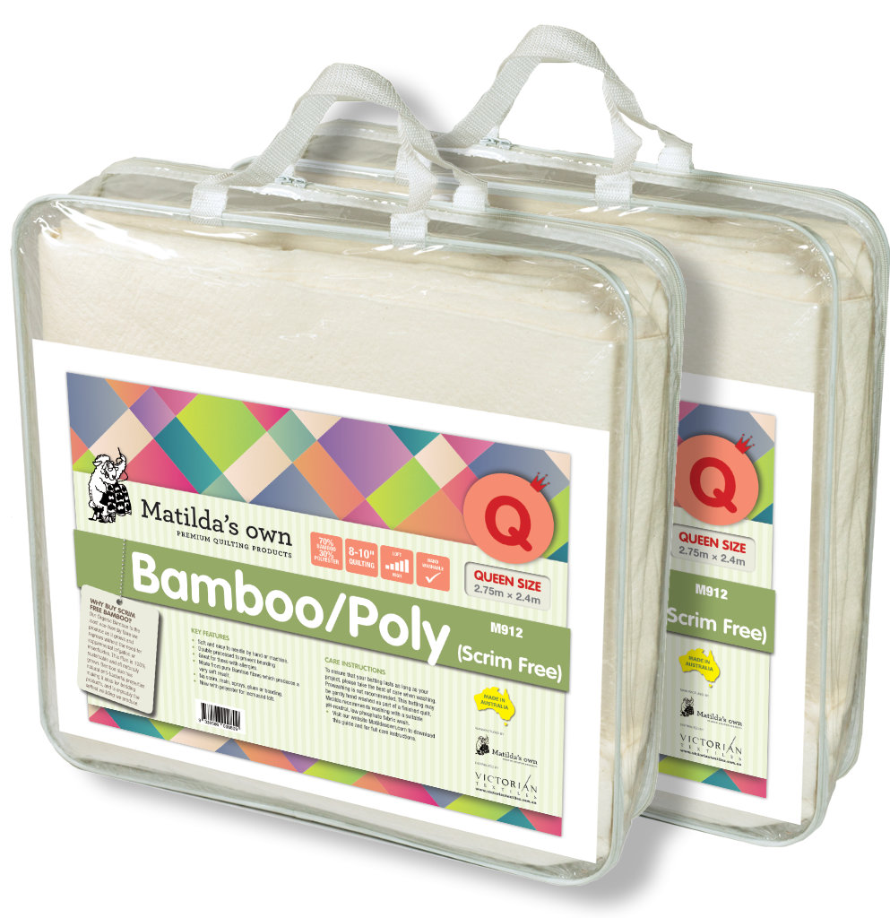 Introducing Scrim Free Bamboo/Poly Wadding!