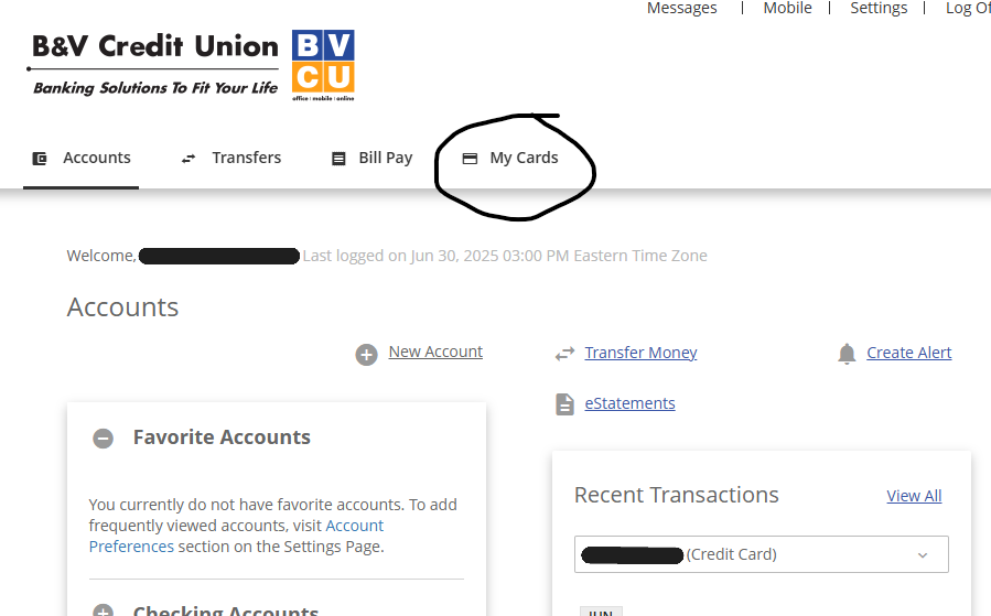 Credit & Debit Card Updates!
