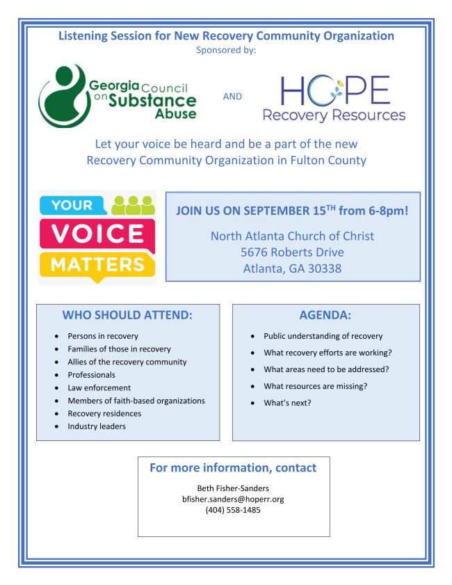 HOPE Recovery - Resources for You