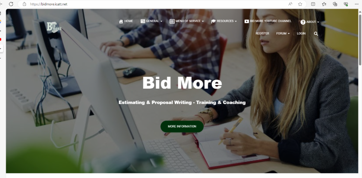 Welcome to the Bid More Estimating & Proposal Writing Training ...