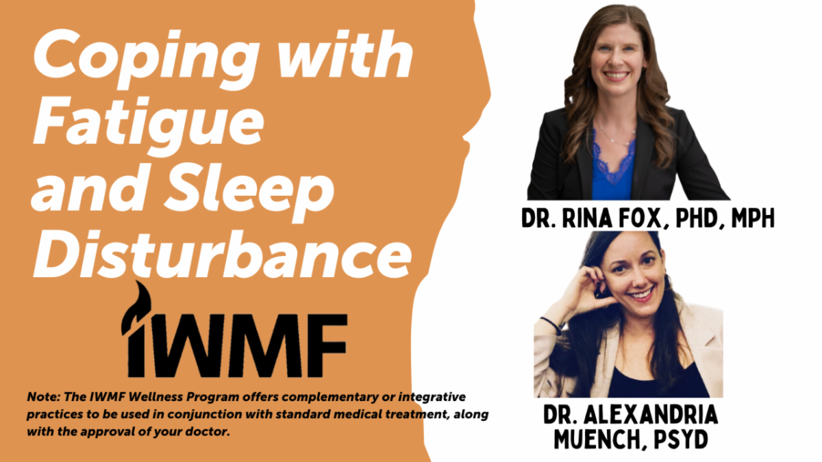 Coping With Fatigue And Sleep Disturbance Recording And Poll