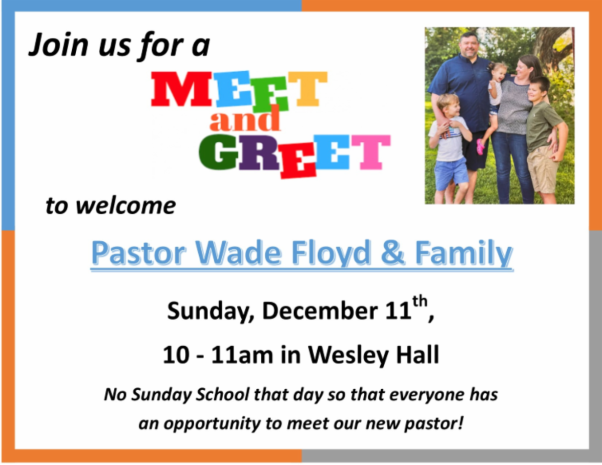 Come Meet our New Pastor