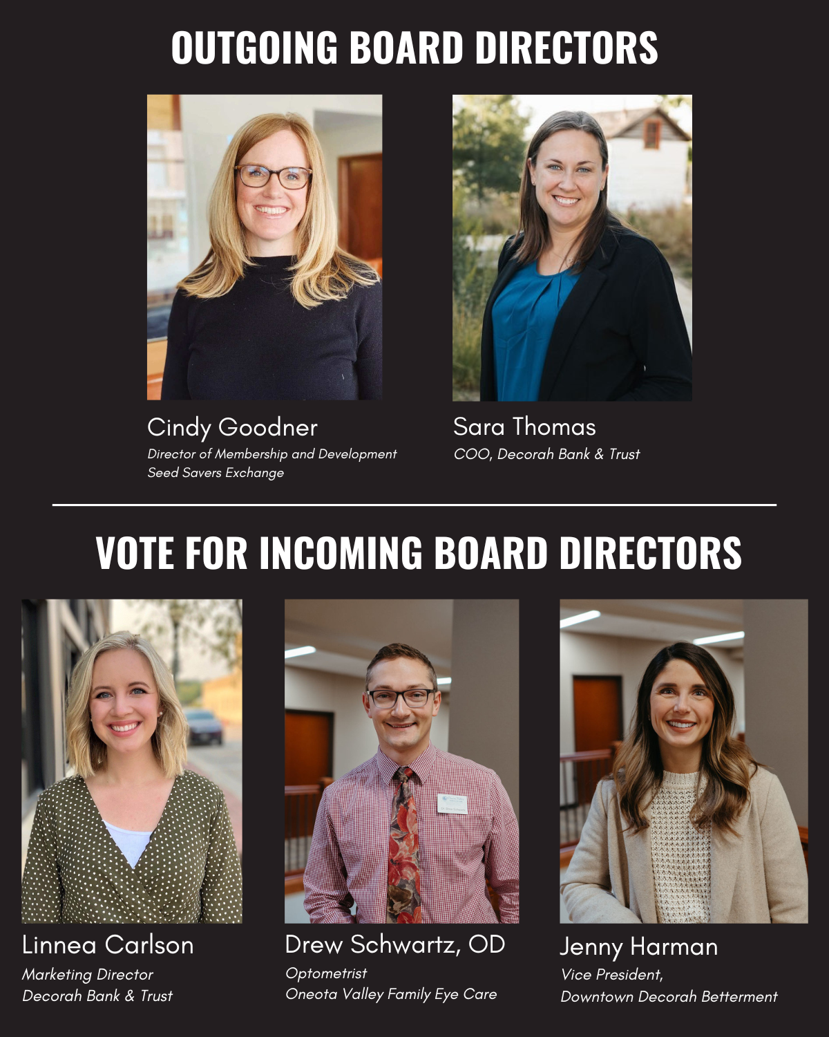 Luther Luncheon, Restaurant Week, Board Directors