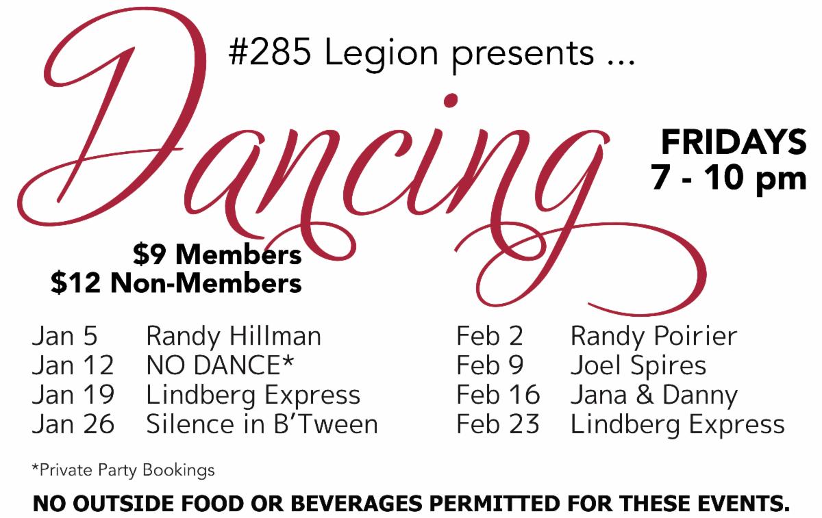 Legion Branch 285 - Here's What's Happenin' on Horton!
