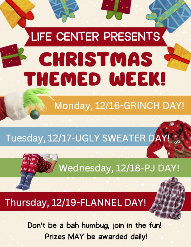 Life Center Newsletter l A Holly Jolly Update from the Life Center!