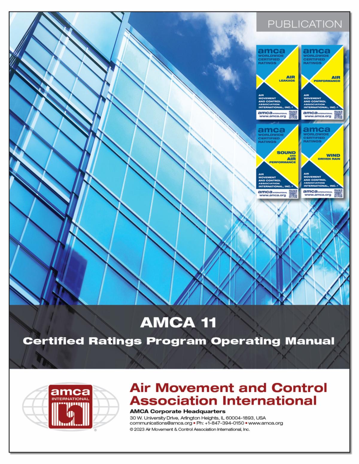 AMCA Releases Certified Ratings Program Operating Manual - retrofit