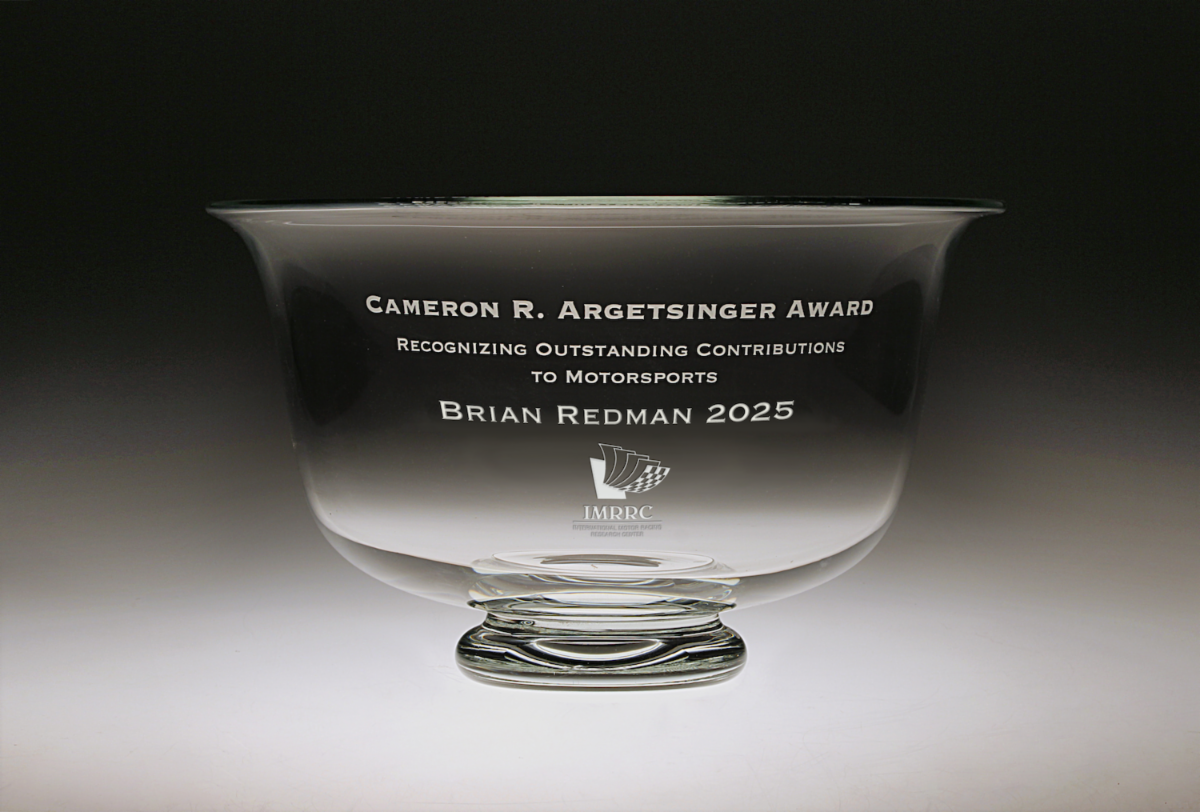 UPDATES: 11th Annual Argetsinger Award IHonoring Brian Redman Sept. 4 ...