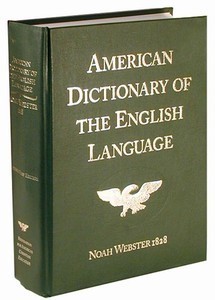 Did you know this was in Noah Webster's Dictionary...