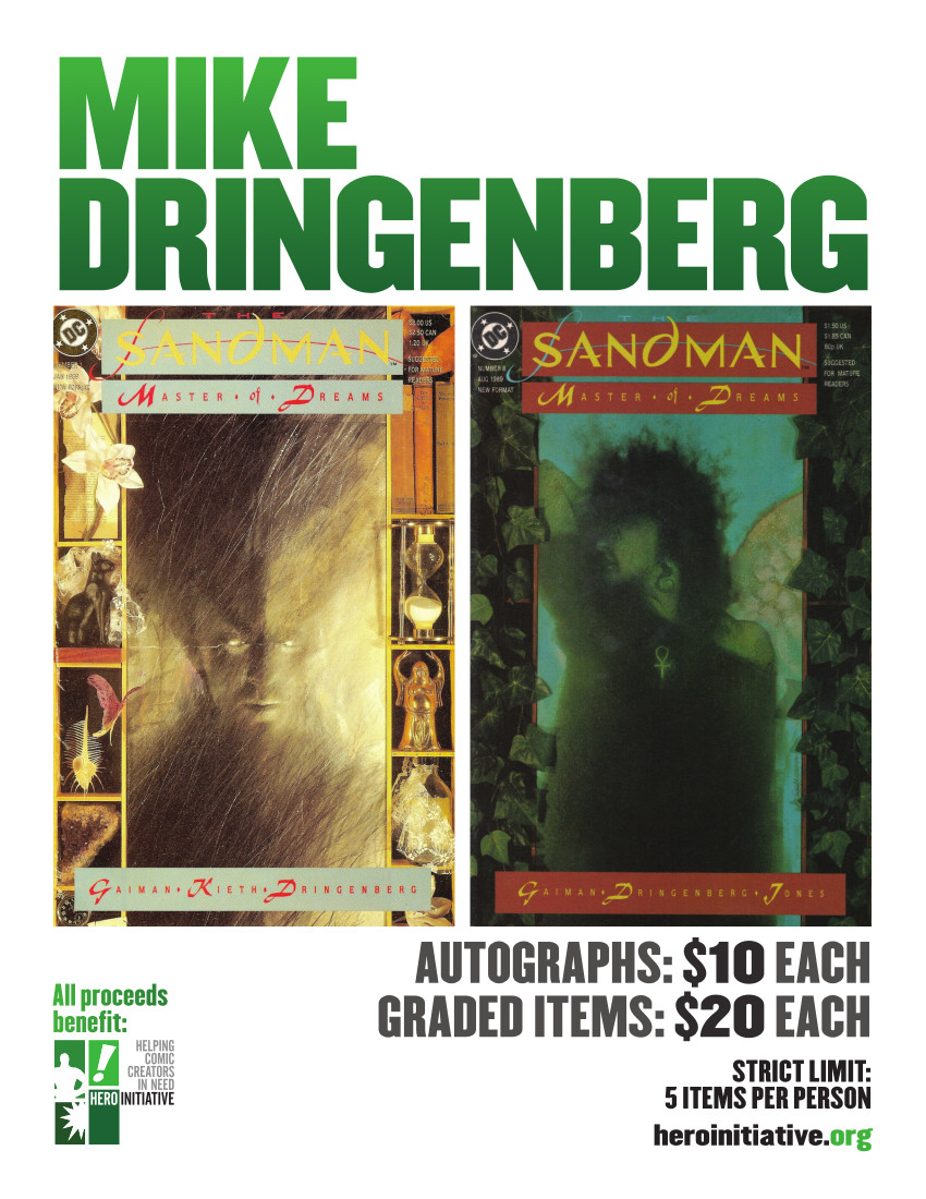 Sandman Artist Mike Dringenberg Makes Rare Signing Appearance