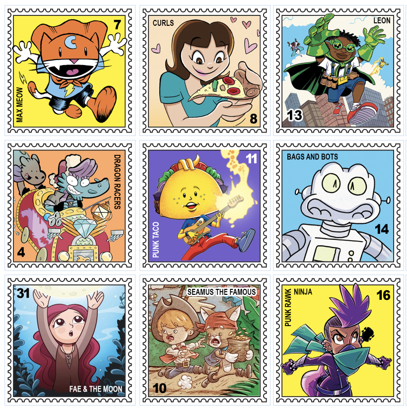 Kids Love Comics Offers Collectible Stamps, Poster at Baltimore Comic-Con!
