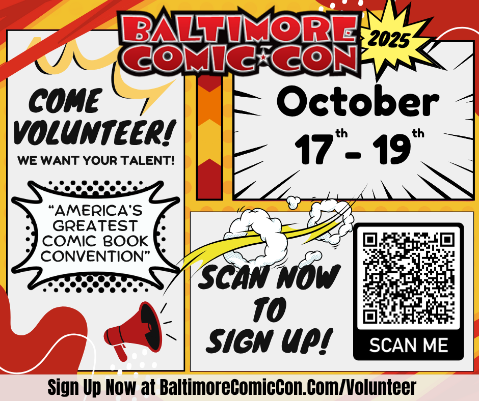Green, Grønbekk, Robinson, Slay, Walker, and Weeks Come to Baltimore Comic-Con 2025