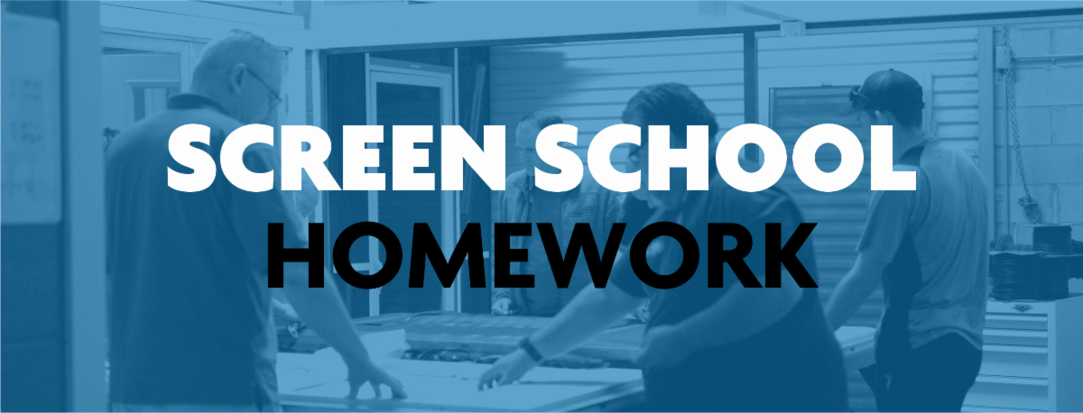 Screen School Pre-Training Homework