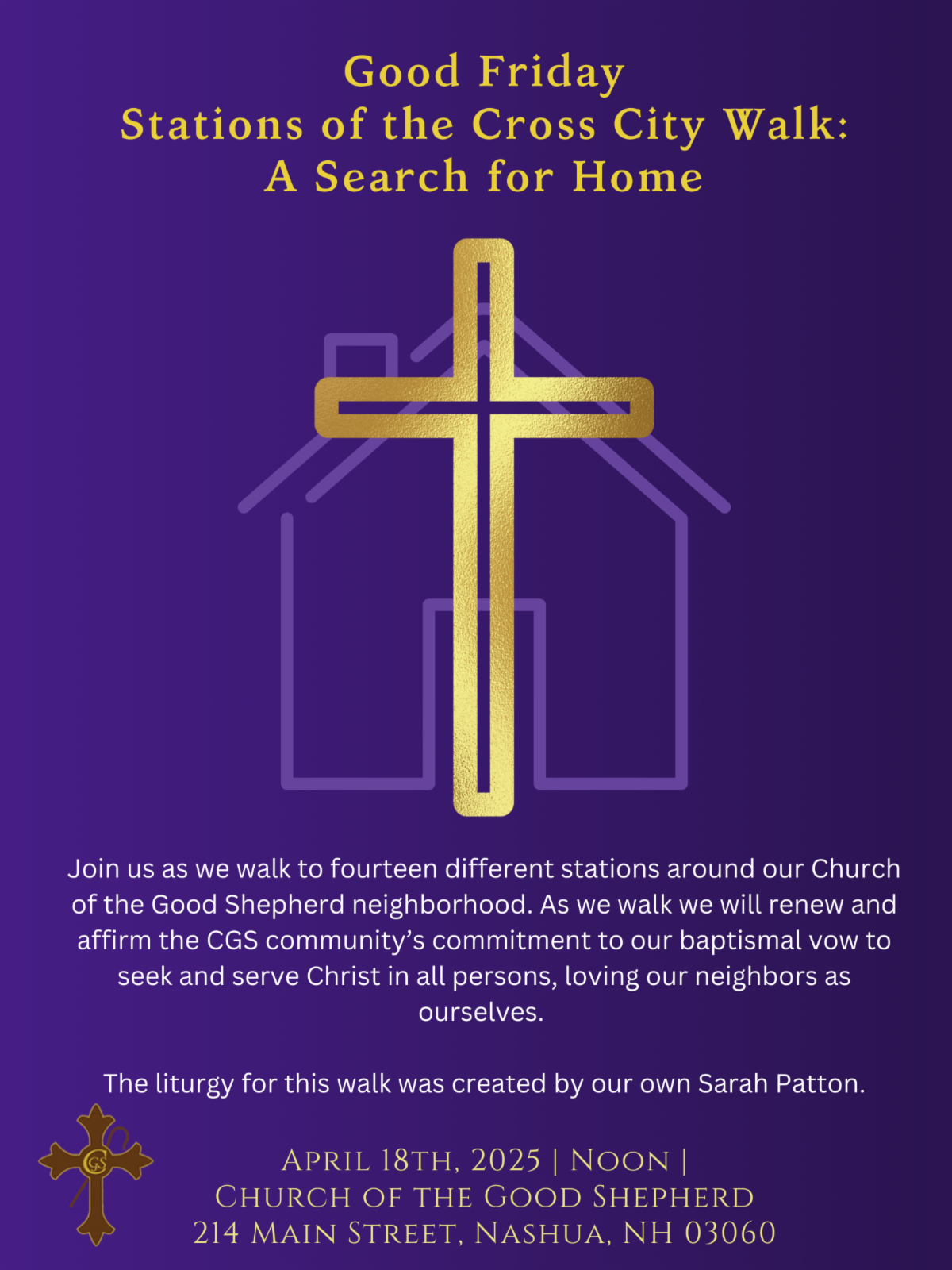 Holy Week/CGS Parish Announcements 4/16/2025