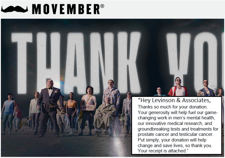 🦃👓 "Thanks To You" Article, Movember Donation, Holiday Hours & Luncheon ...
