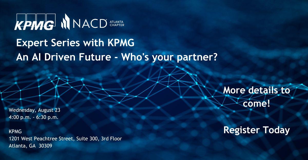 Upcoming Events: Expert Series with KPMG | Home Depot Fireside Chat